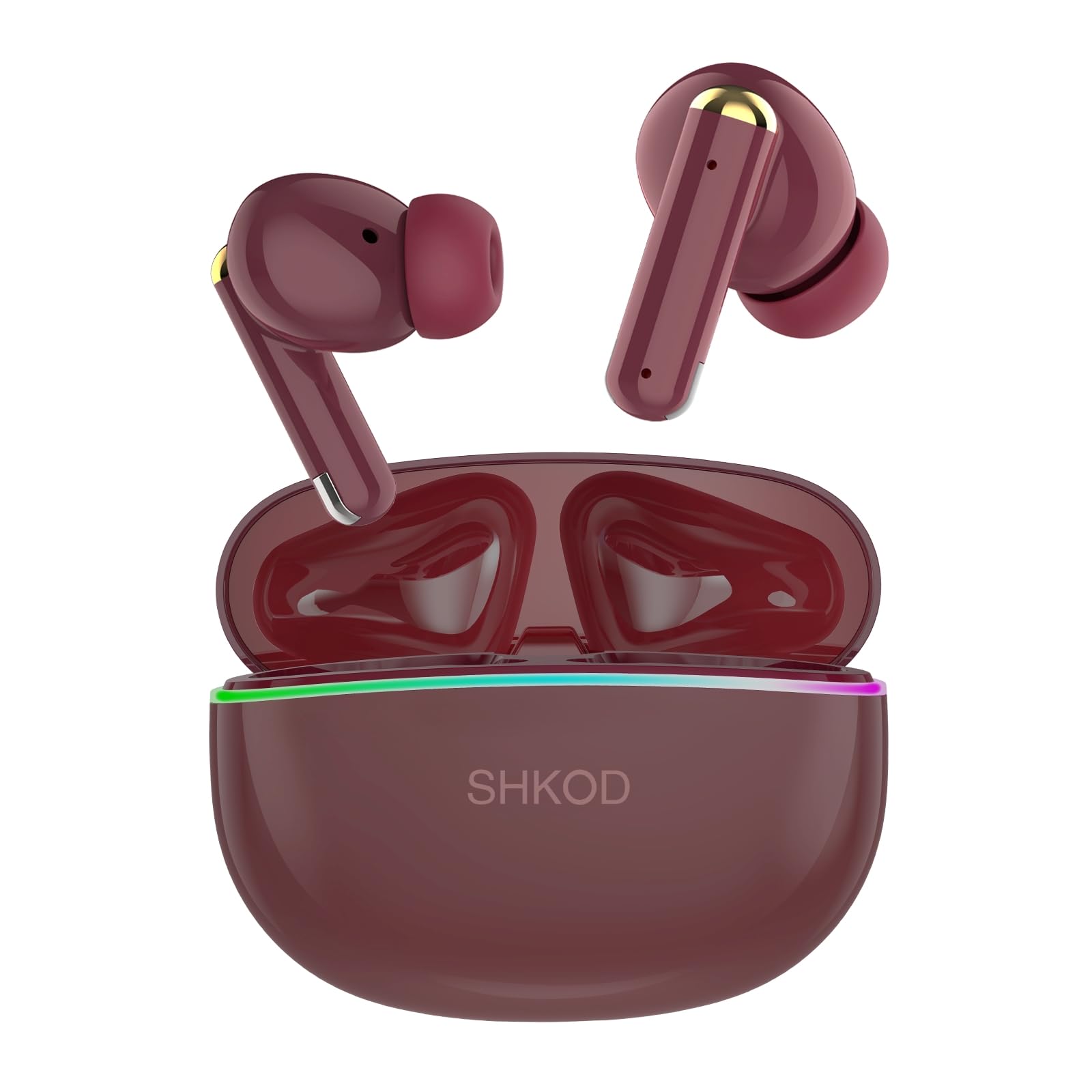 SHKOD Bluetooth 5.4 13mm Dynamic Drivers 40 Ms Ultra-Low Latency Quad ...