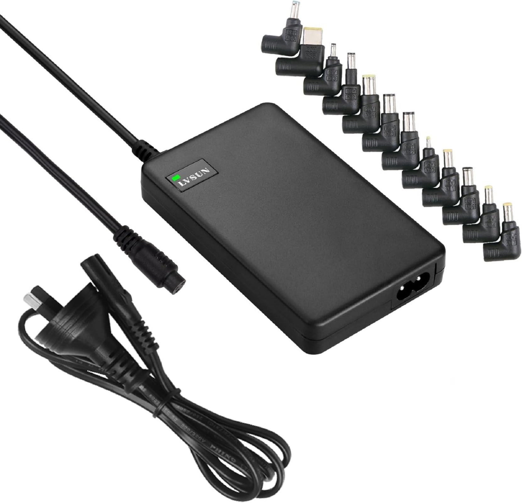 LVSUN Universal Laptop Charger 90W Slim AC Power Supply Adapter with ...