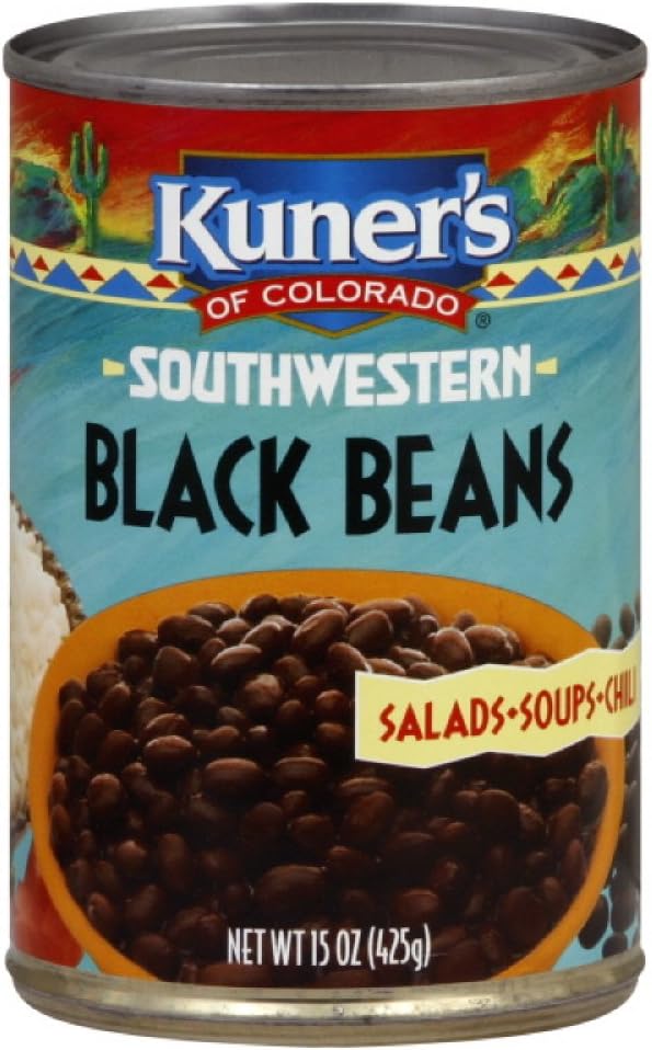 Amazon.com : Kuner's Black Beans, 15-ounces (Pack of12) : Black Beans ...