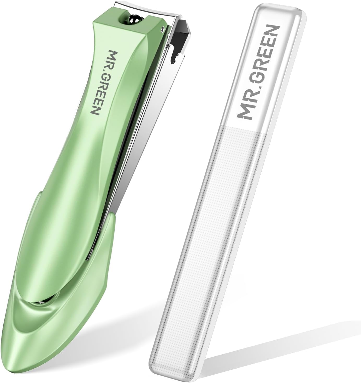 Amazon.com : MR.GREEN Nail Clippers with Nail File,Anti Splash Nail ...
