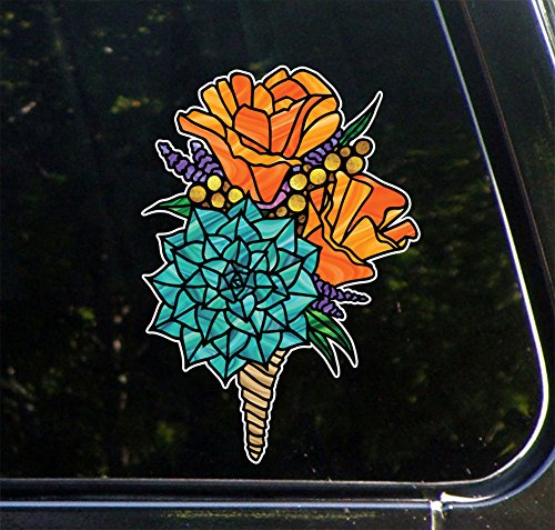 Amazon.com: California Poppy Bouquet - Succulent - Poppies ...