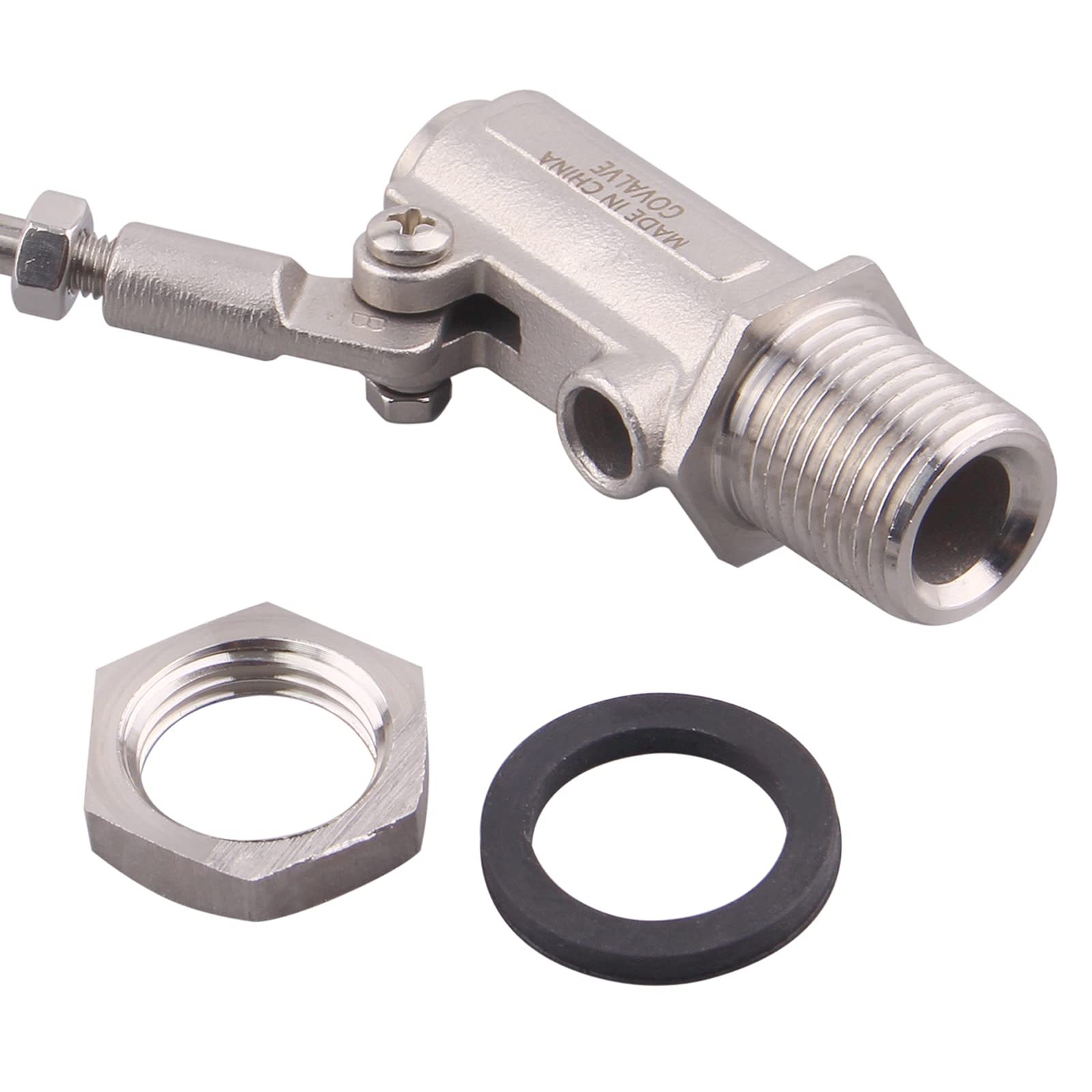 Snapklik.com : GOVALVE Stainless Steel Float Ball Valves - 1/2 NPT Male ...