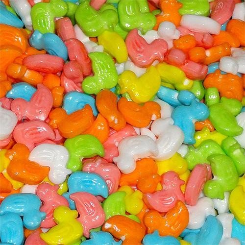 Amazon.com : Candy Duckies Ducks Assorted Rainbow Colors 2 Pounds ...