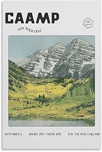 Amazon.com: Caamp Concert Album Cover Canvas Poster Print Music Posters ...