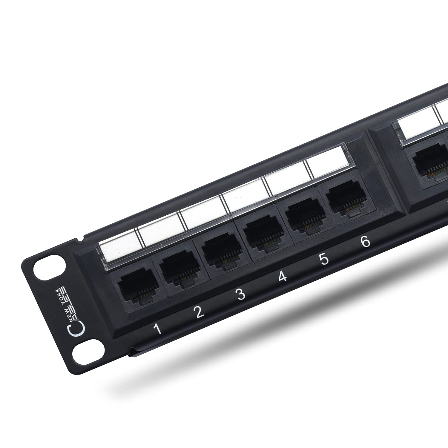 Buy NewYorkCables 24 Port Patch Panel Cat6 | 1U Rackmount or Wall Mount ...