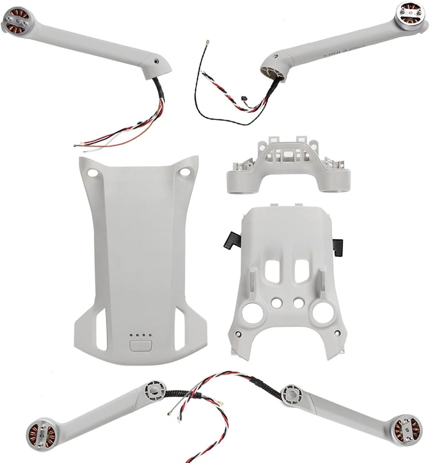 Amazon.com: Mini 3 pro Drone Frame Kit, for D-ji Mini 3 Pro Arm Body ...