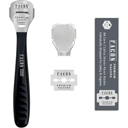Amazon.com : 50 Blades + Facón Professional Pedicure Callus Shaver ...