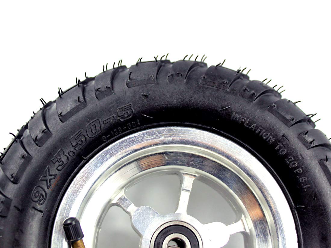 9x3.5 Rear Wheel Assembly , Part #153-1 9x3.5 Rear Wheel Alignment