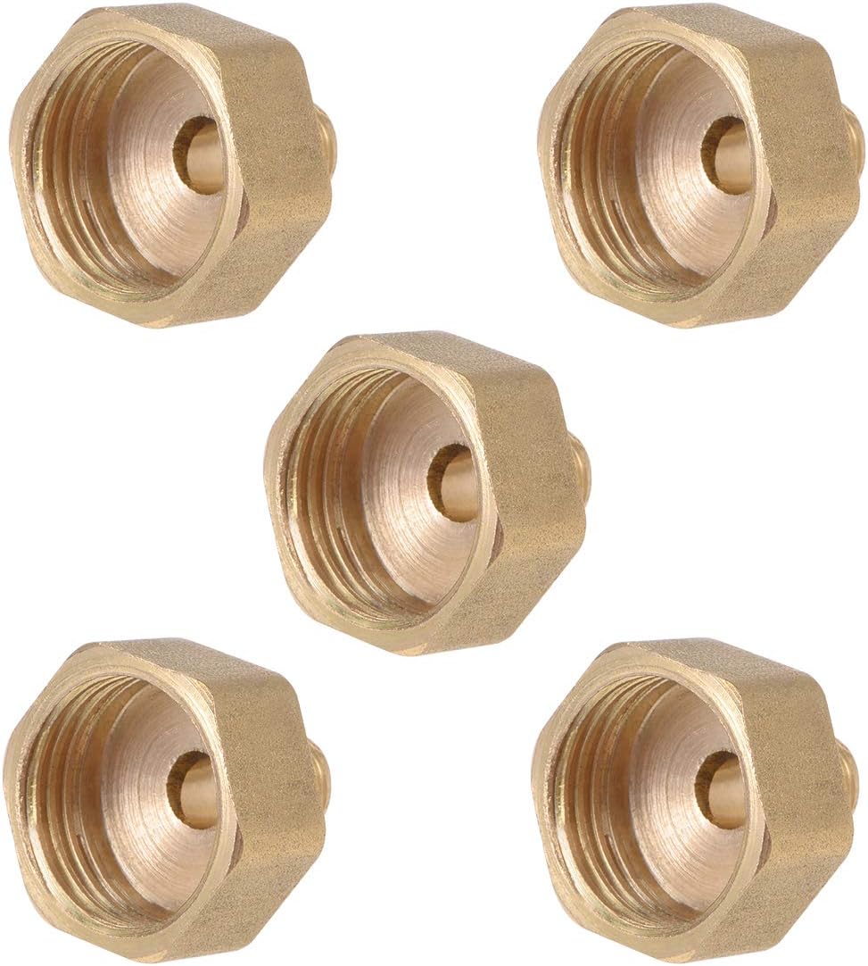 Amazon.com: uxcell Brass Threaded Pipe Fitting G1/8 Male X G1/2 Female ...