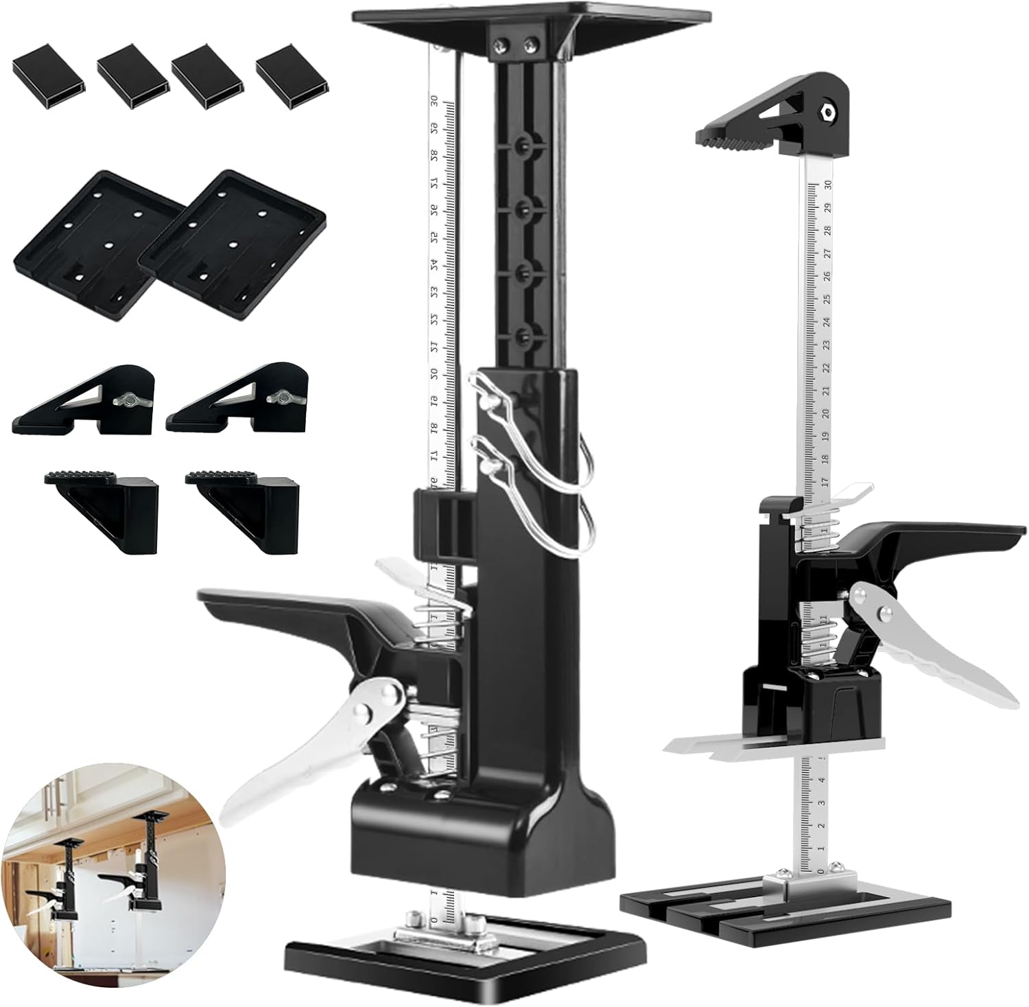 Amazon.com: CuzConven Cabinet Jacks 2-Pack, Multi-Function Hand Lifting ...