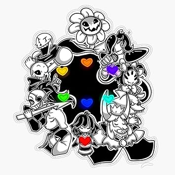 Amazon.com: Undertale Vinyl Waterproof Sticker Decal Car Laptop Wall ...