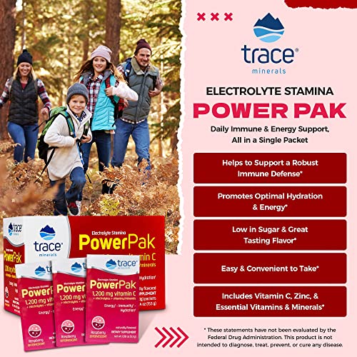 Snapklik.com : Trace MineralsPower Pak Electrolyte Powder Packets1200 ...
