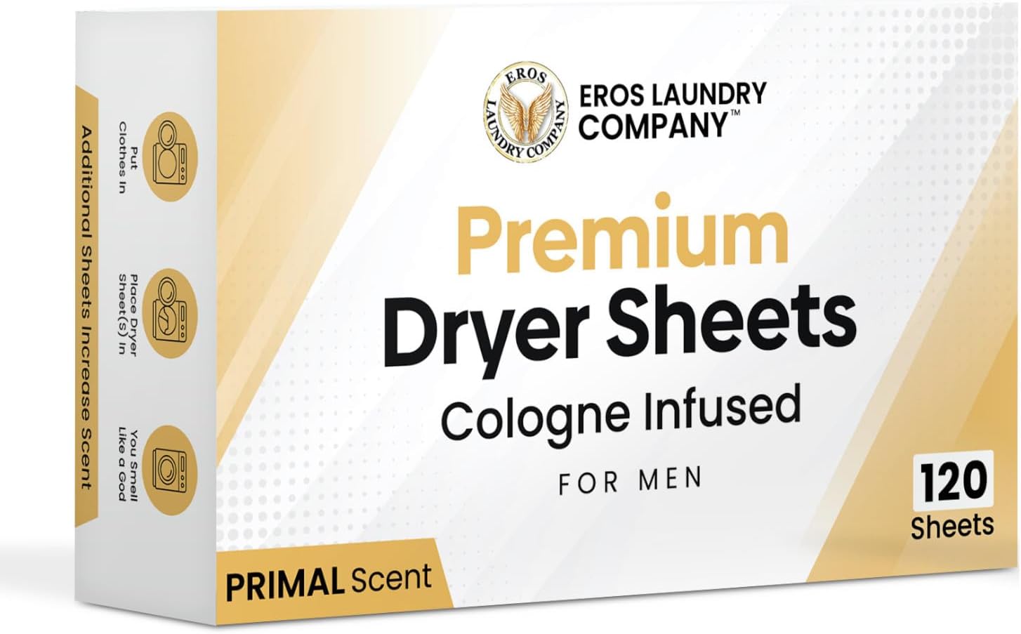 Amazon.com: Eros Laundry Company Premium Dryer Sheets, Cologne Infused ...