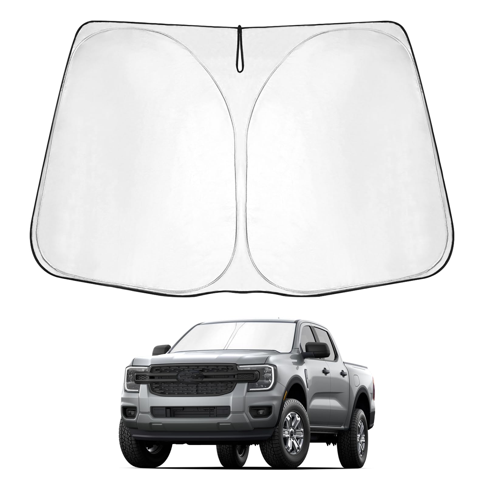 Snapklik.com : For 2024 2025 Ford Ranger Windshield Sun Shade, For 2024 ...