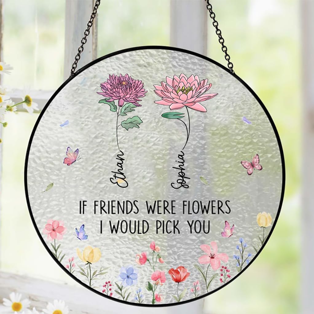 Amazon.com : It Takes A Long Time to Grow an Old Friend Stained Glass ...