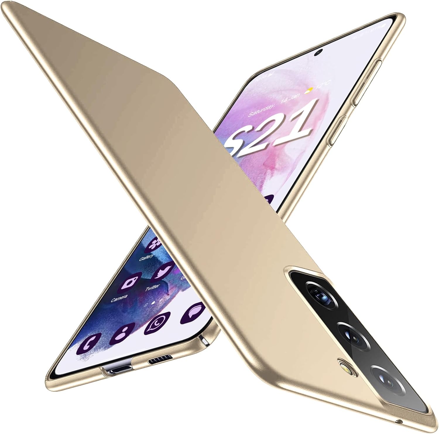 Amazon.com: Ultra Thin Case for Samsung Galaxy S21 5G, New Premium ...