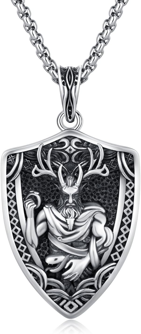 Amazon.com: Cernunnos Necklace 925 Sterling Silver Protection Necklace ...