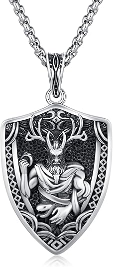 Amazon.com: Cernunnos Necklace 925 Sterling Silver Protection Necklace ...