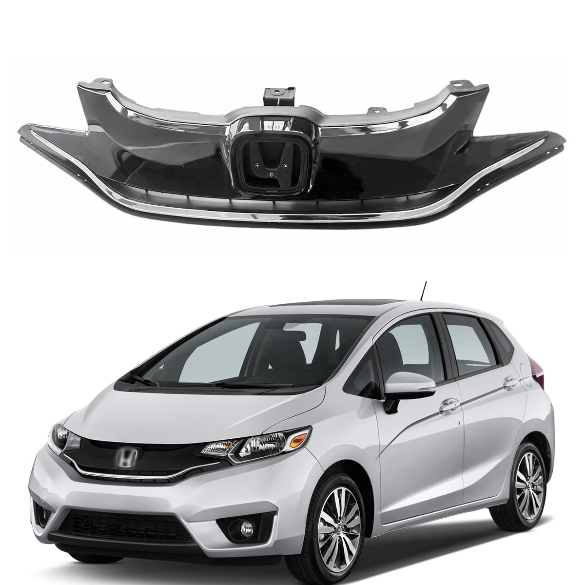 Amazon.com: Front Bumper Grille Compatible with 2015 2016 2017 Honda ...