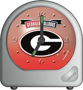 Amazon.com : WinCraft NCAA University of Georgia Alarm Clock, Black ...