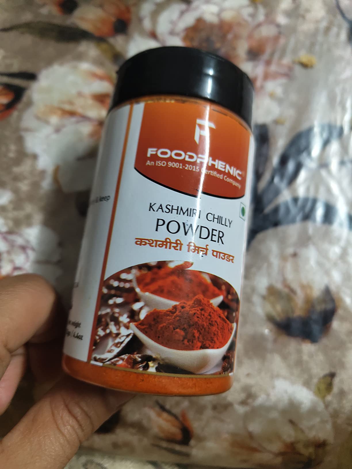 FoodPhenic Kashmiri Red Chilli (Lal Mirch) Powder Shaker Jar 125gm / 4. ...