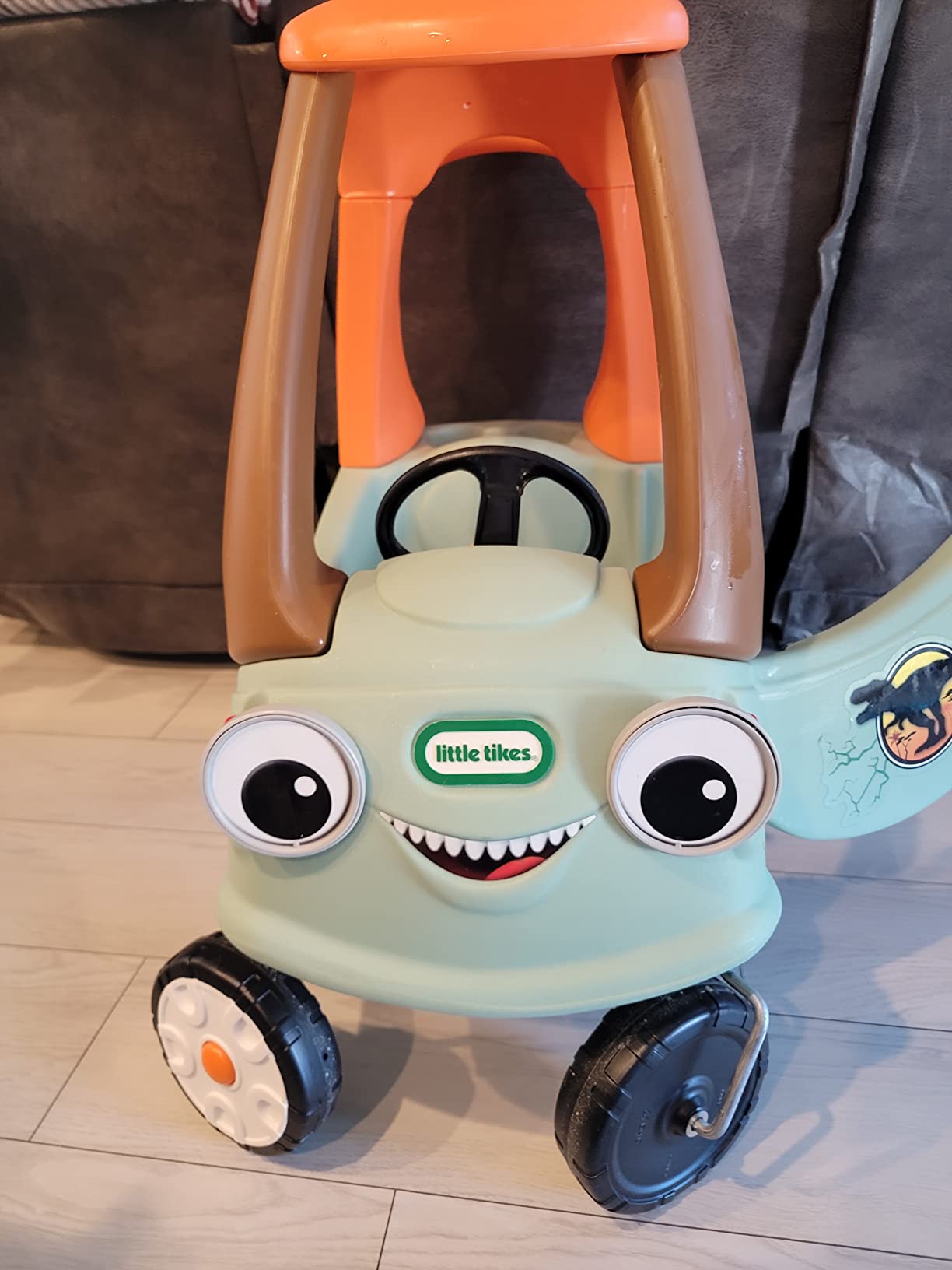 $11/mo - Finance T-Rex Cozy Coupe by Little Tikes Dinosaur Ride-On Car ...