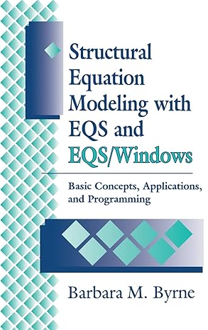 Amazon.com: Structural Equation Modeling with EQS and EQS/WINDOWS: Basic Concepts, Applications ...