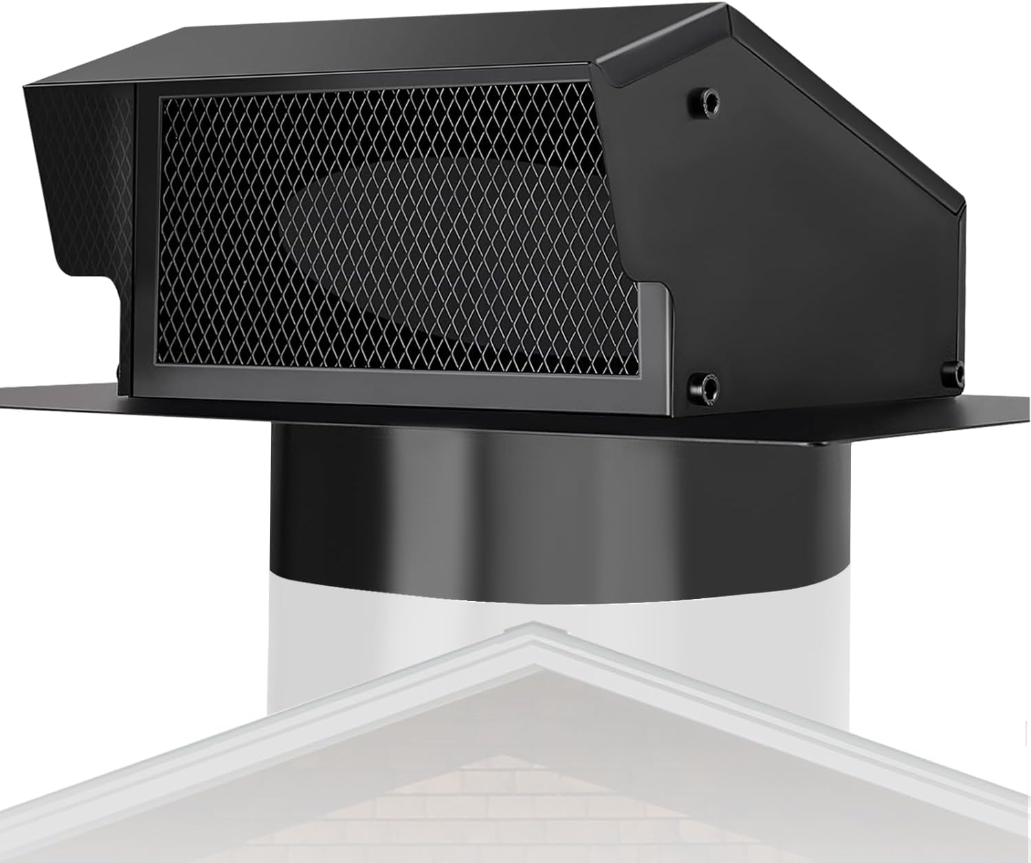 RANSOTO 8 Inch Roof Vents Cover Cap Roof Exhaust Vent Kitchen Range ...