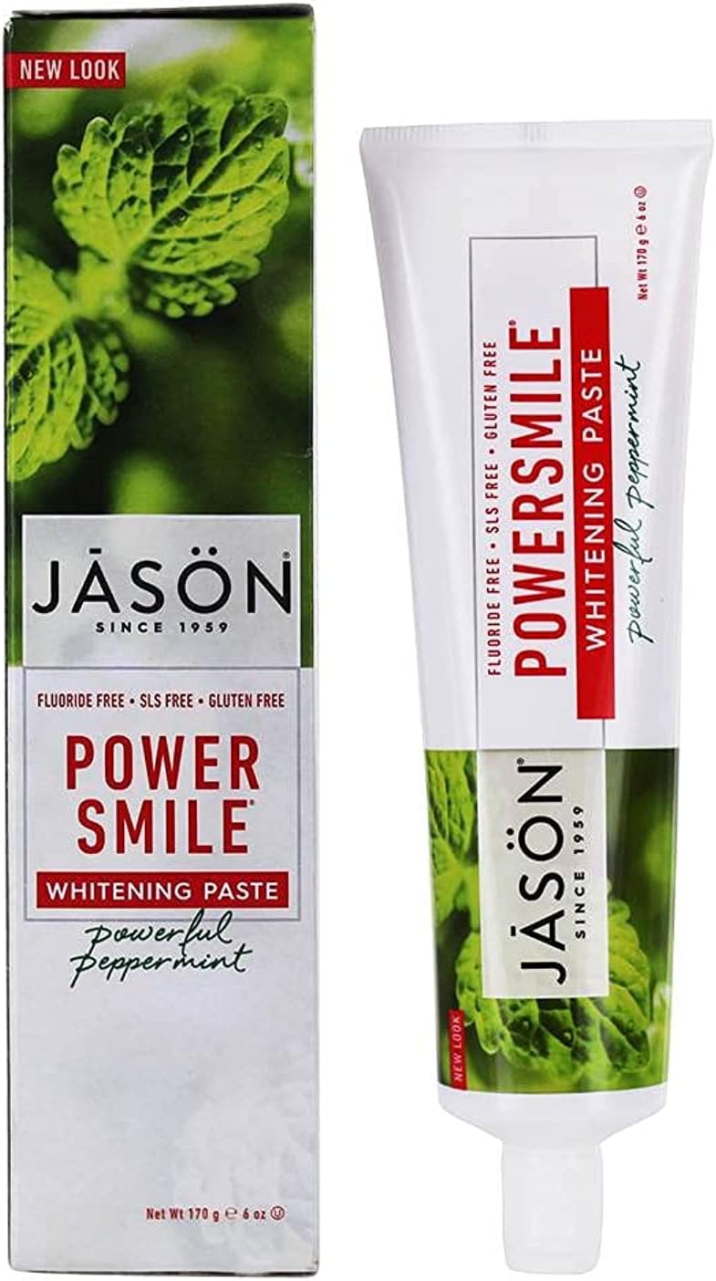 Amazon.com : JASON NATURAL PRODUCTS TPSTE,POWERSMILE, 6 OZ (Pack of 3 ...
