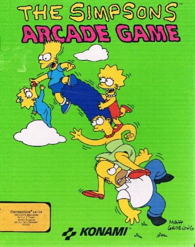 Amazon.com: The Simpsons Arcade Game Commodore 64/128 : Video Games