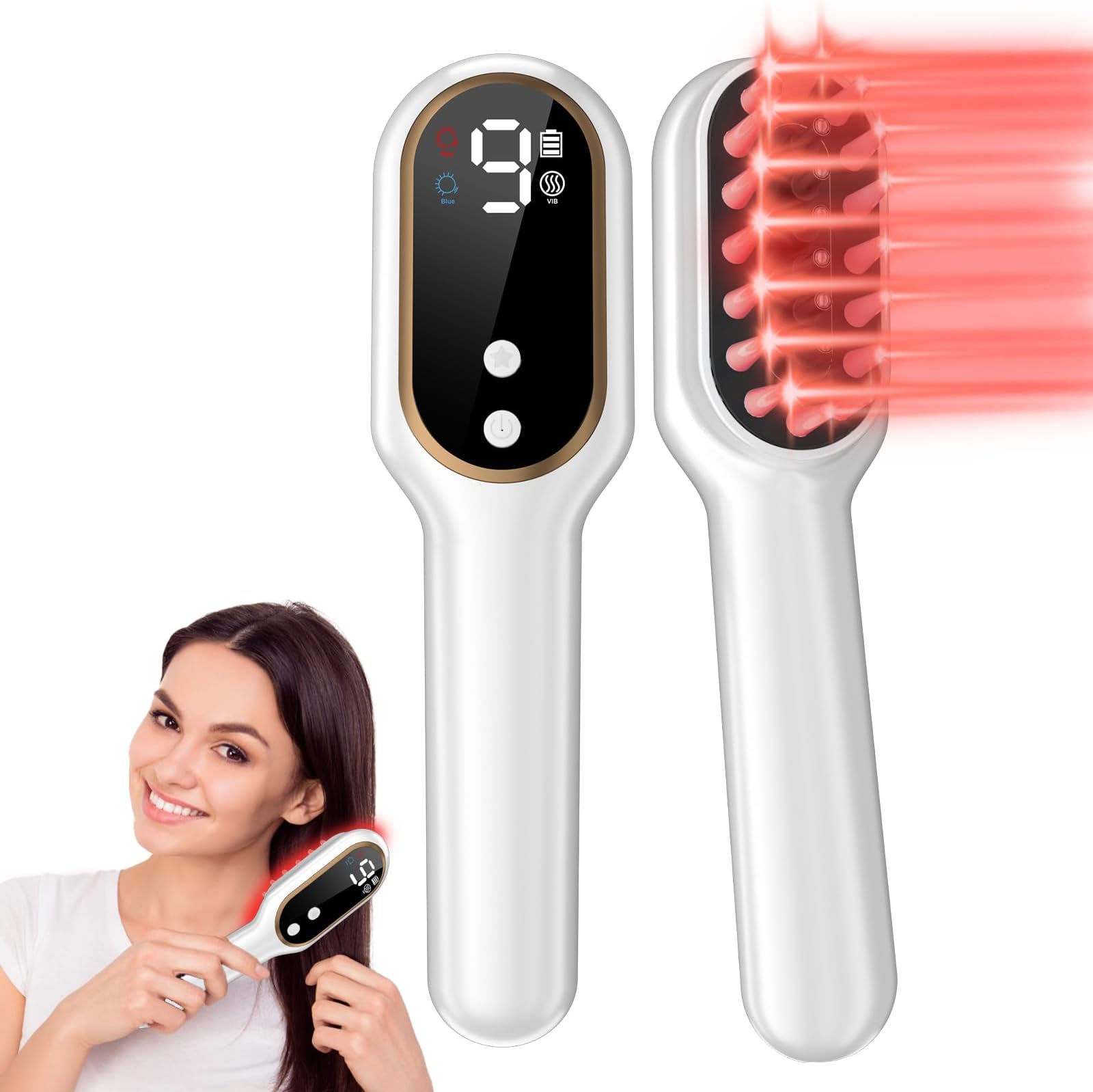 Amazon.com: Laser Therapy Hair Growth Comb,Laser Hair Growth Device ...