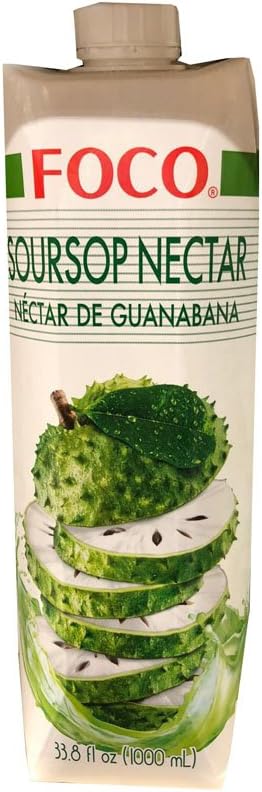 Amazon.com : Foco Soursop Nectar - 33.8Floz (Pack of 1) : Grocery ...