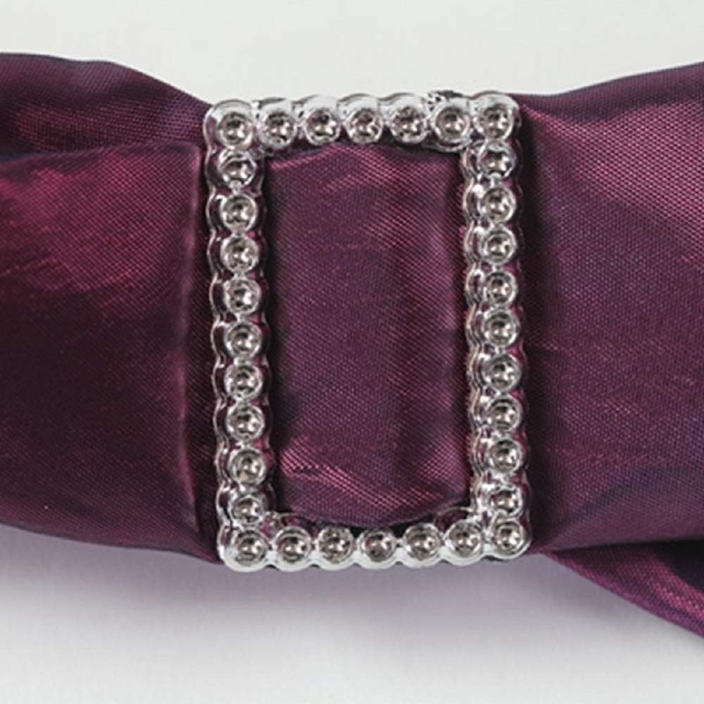 Amazon.com: Event Decor Direct Rhinestone Crystal Economy Rectangle ...