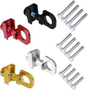 Lotatheta 4 Sets Bike Chain Adjuster 4 Colors Bicycle Chain Tensioners ...