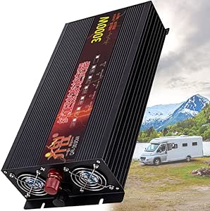 Amazon.co.jp: 2500W 3000W 4000W 5000W 6000W 8000W 10000W Pure Sine Wave Power Inverter DC 12V ...