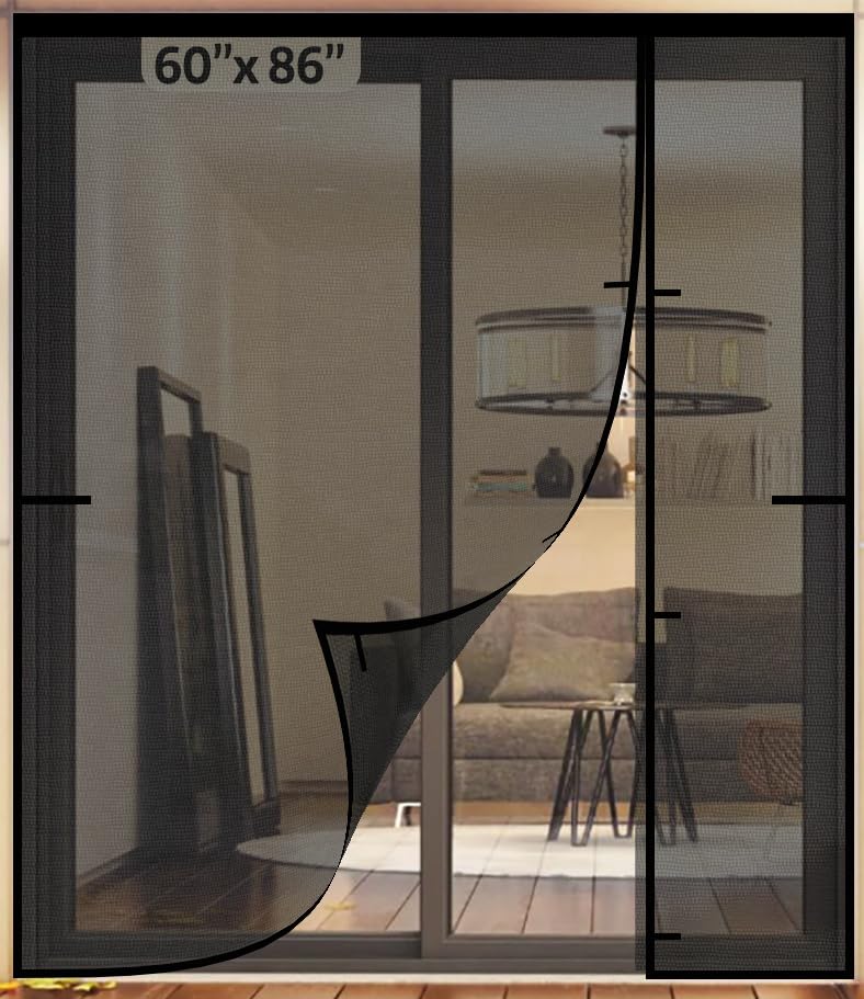 Fiberglass Magnetic Screen Door For Sliding Patio Door French Door ...