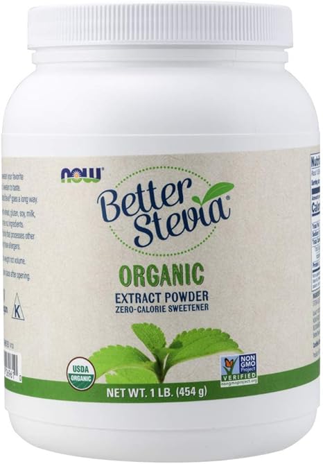 Amazon.com: Now Foods Better Stevia Certified Organic Extract Powder 1 ...
