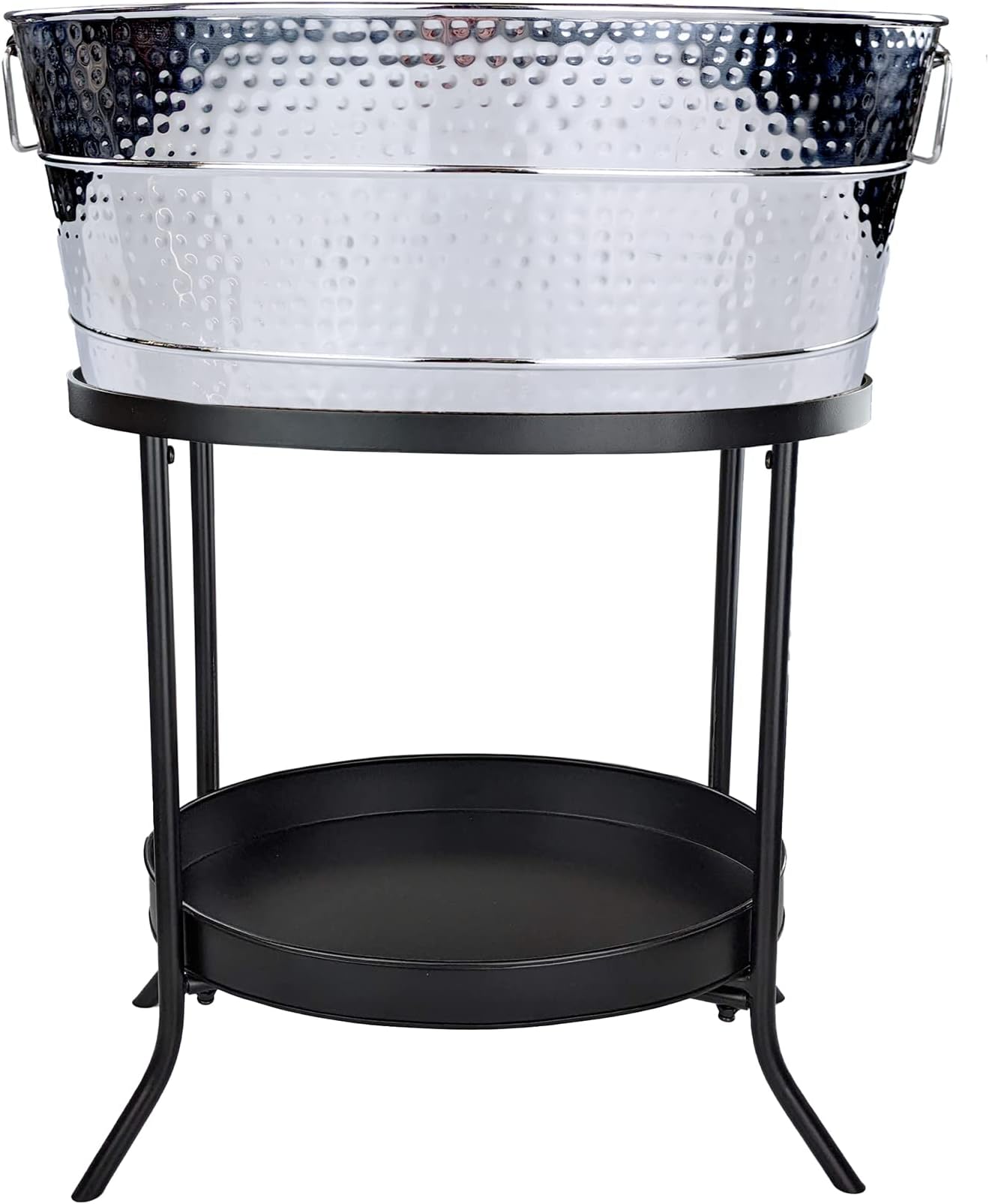 Amazon.com: BREKX Hammered Stainless-Steel Beverage Tub, Double-Walled ...