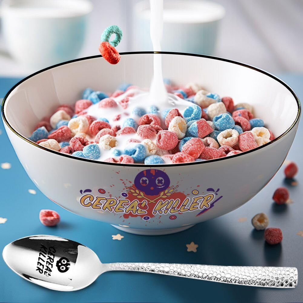 Amazon.com: shiningsoul HUGE 53oz Ceramic Cereal Killer Cereal Bowl Set ...