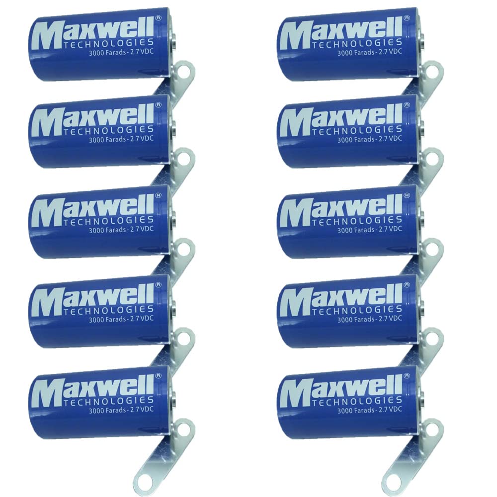 Amazon.com: BALOLO (10-Pack) Supercapacitor Capacitor2.7V 3000F for ...