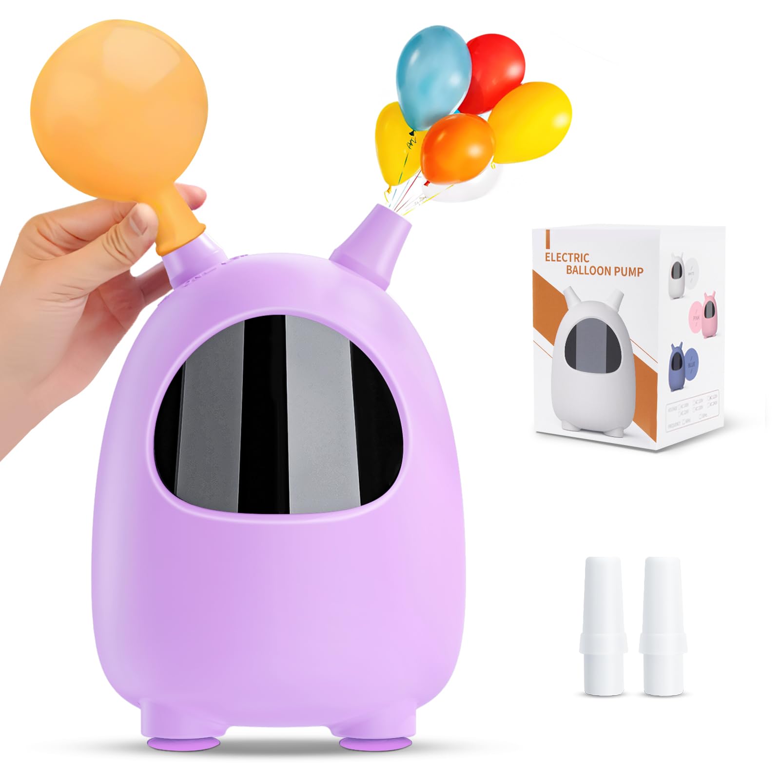Snapklik.com : Electric Air Balloon Pump, Portable Dual Nozzle Balloon ...