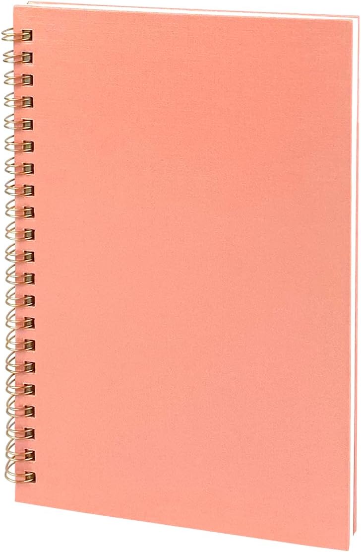 Amazon.com: DSTELIN Pastel Pink Sketch Coil Notebooks, 1-Pack, 7.5 x 5. ...