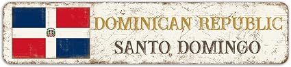 Amazon.com: Welcome Santo Domingo Sign, Dominican Republic Santo ...