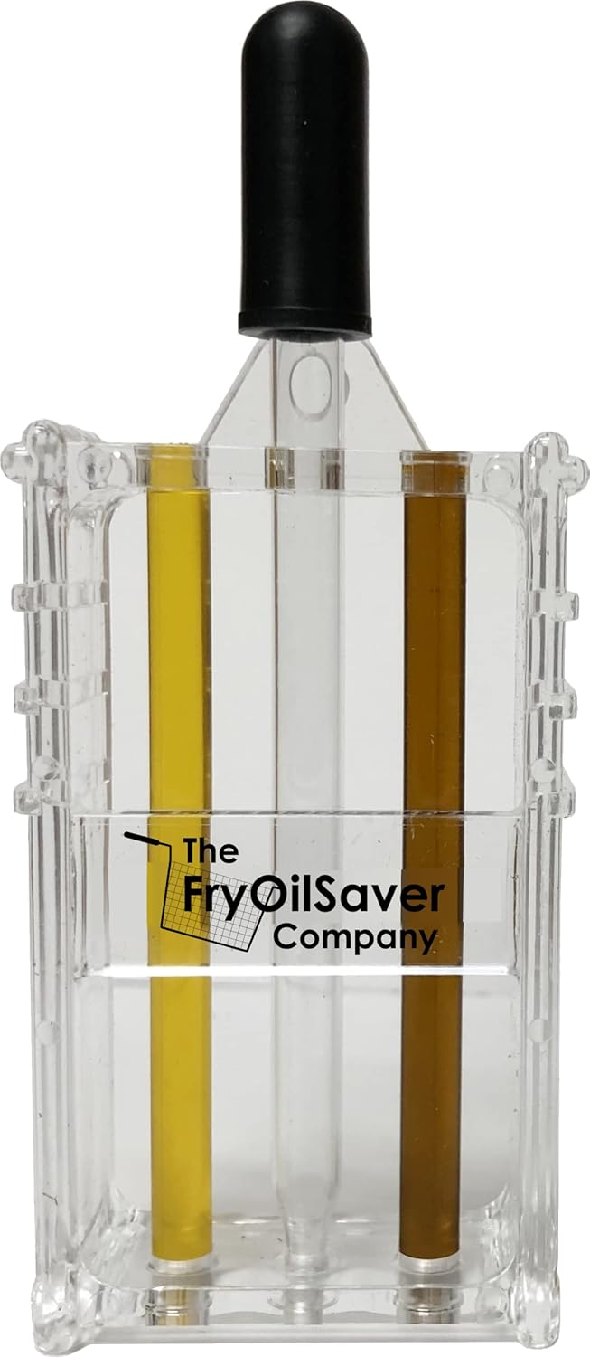 Buy FryOilSaver Co, Fryer Oil Test Kit, Two Color Visual Guide with Eye ...
