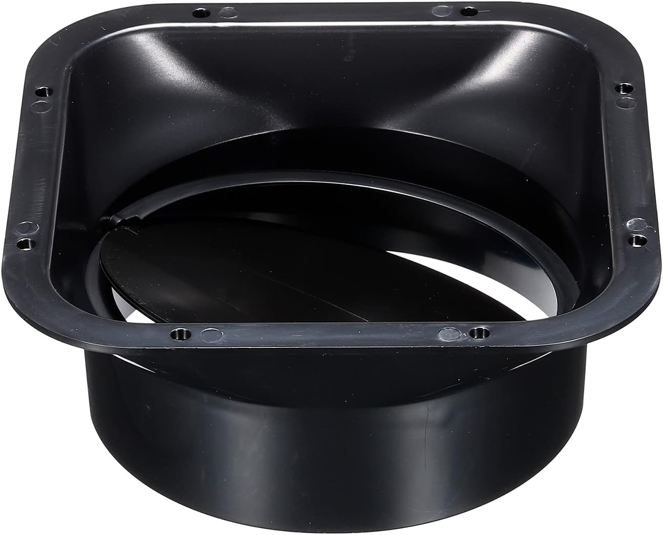 PATIKIL 6 Inch Duct Connector Flange, ABS Square Air Ventilation with ...