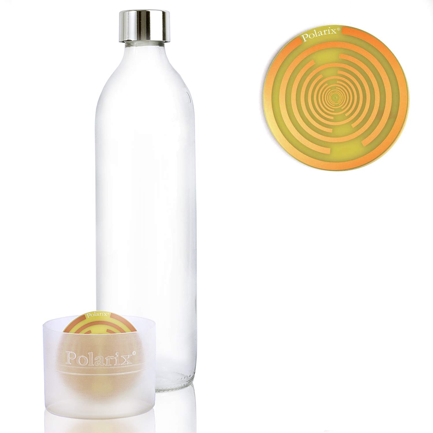 Buy Polarix© - Glass Water Bottle 500ml (2 in 1) | Polarix Glass Bottle ...