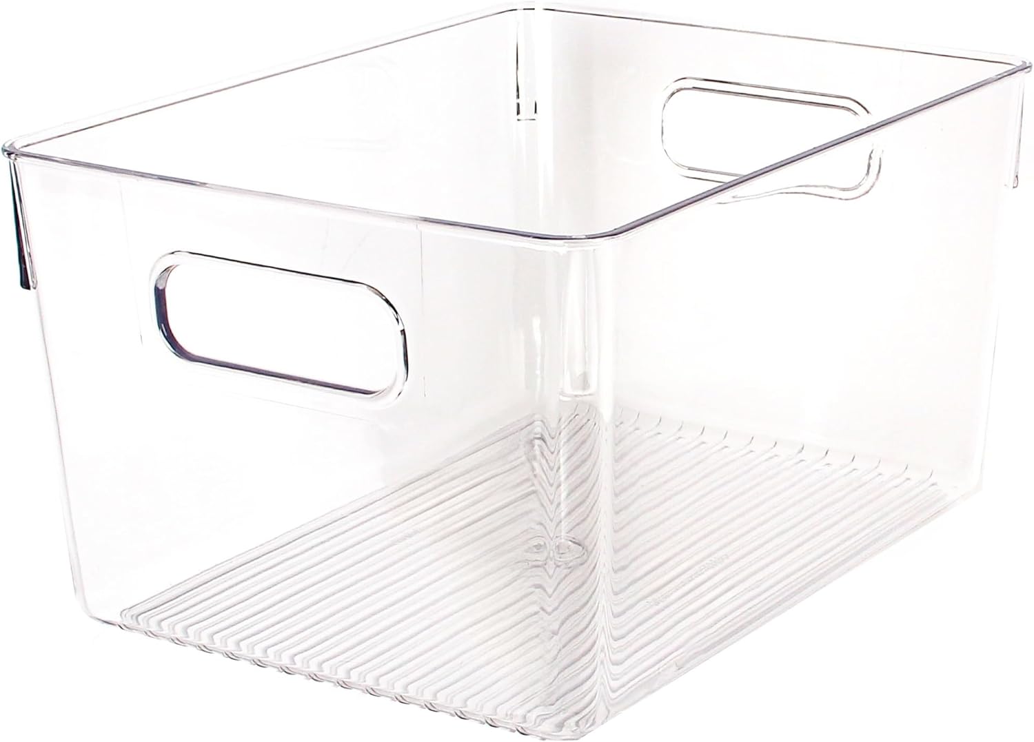 Amazon.com: primebox Plastic Food Storage 2 Pack Clear Container Bin ...