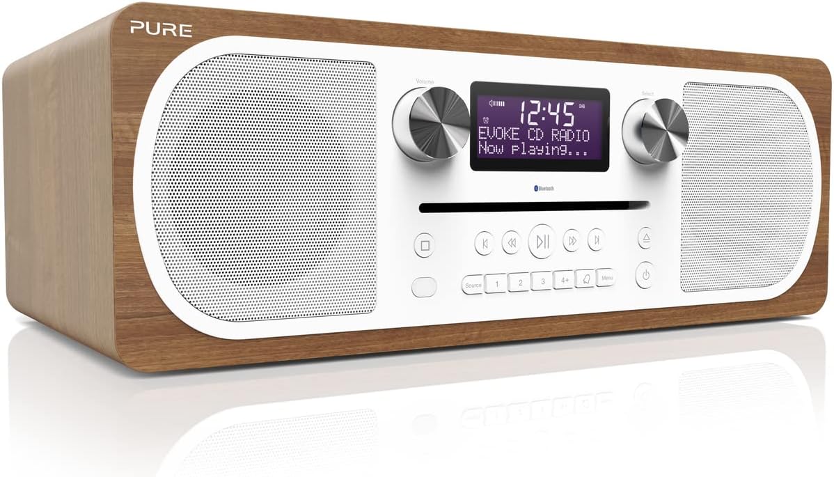 Pure Evoke C-D6 All-in-One Music System with DAB/DAB+/FM Digital Radio ...