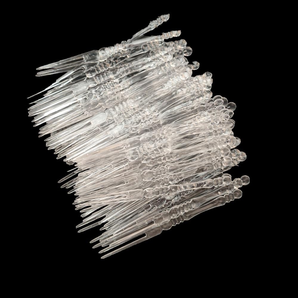 Amazon.com | Disposable Plastic Cocktail Picks Fruit Forks, 4" Mini ...