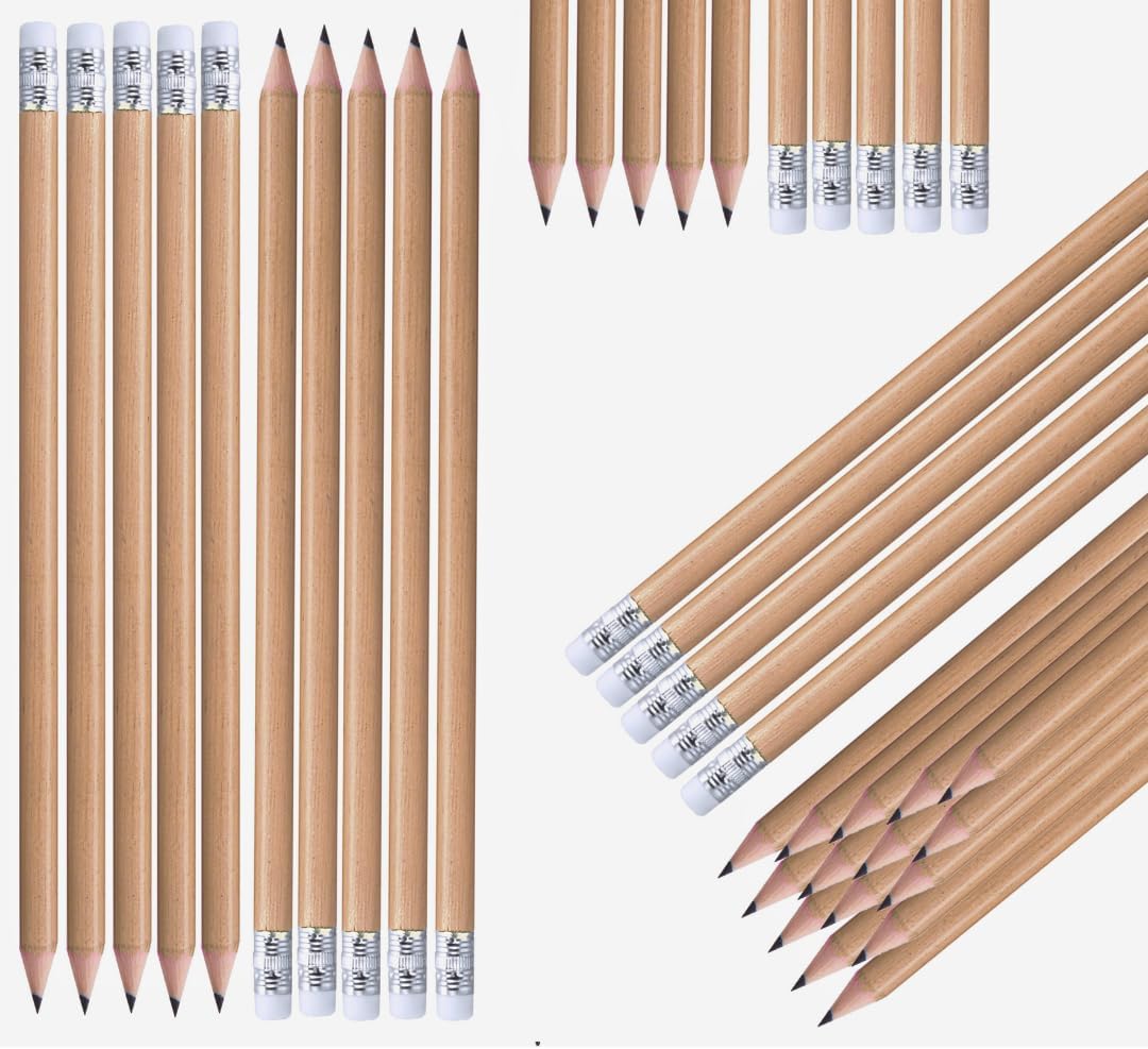 Bleistift mit Radierer - STABILO Swano in schwarz - 12er Pack ...